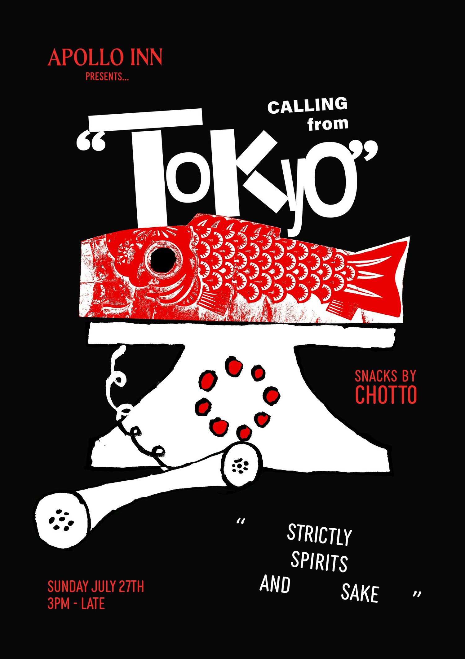 Calling from Tokyo at Apollo Inn — Trader House