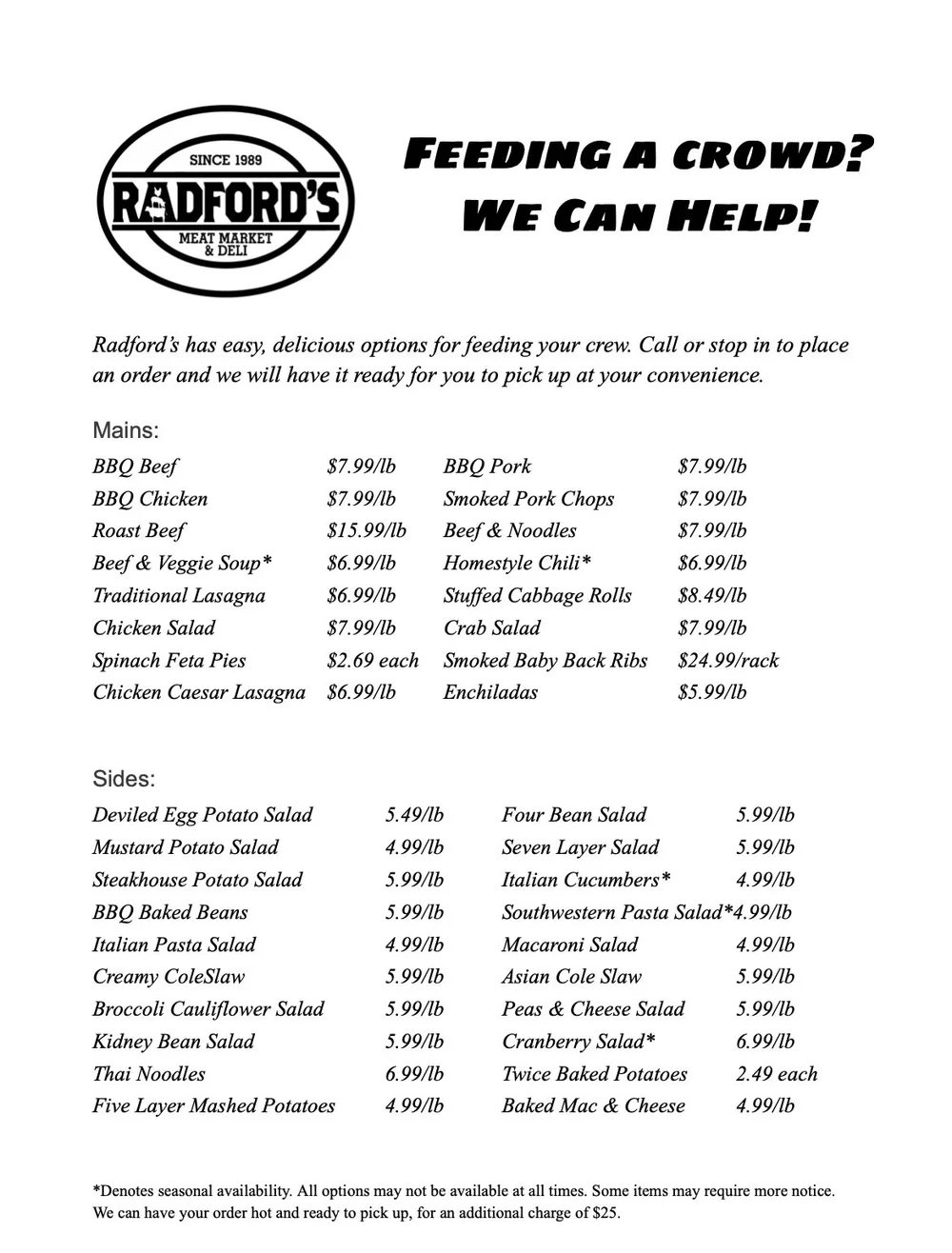 Feed A Crowd Radford s Meat feed-a-crowd-radford-s-meat