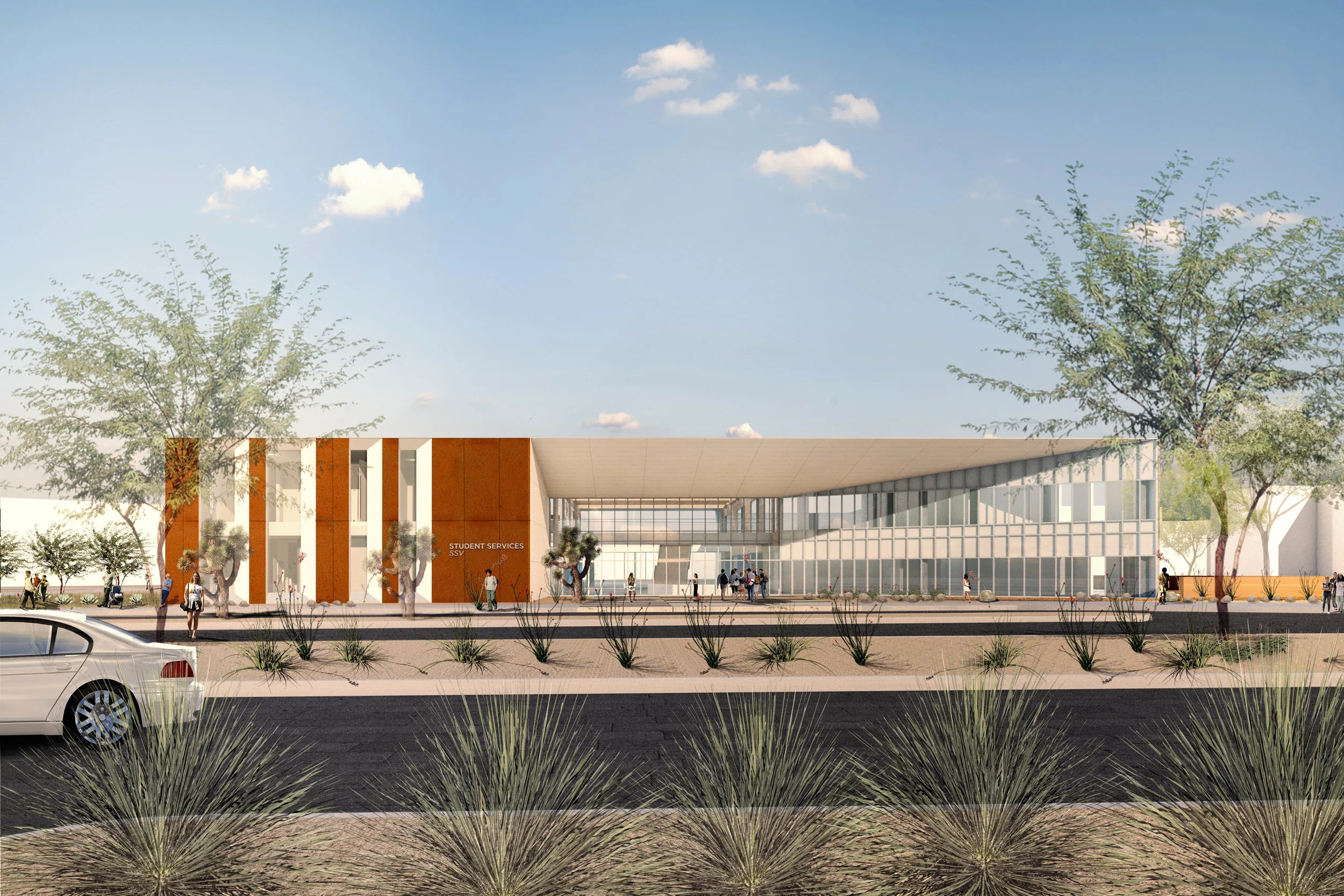 Antelope Valley College, CA — NEME DESIGN STUDIO - Facade Design ...