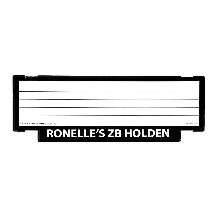 Number Plate Covers | Made In Australia | Free Shipping Across ...