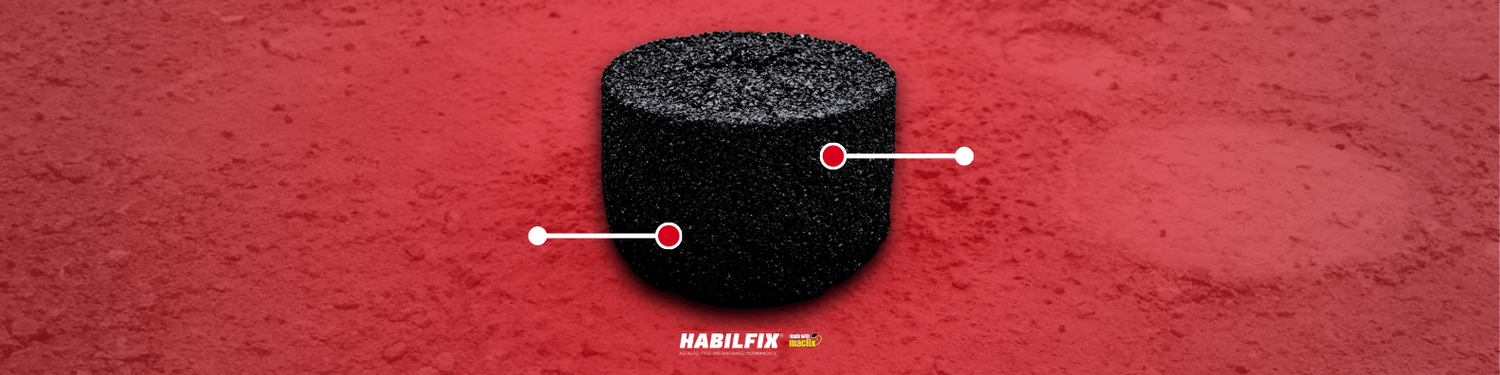 Os produtos Habilfix - Asfalto Frio Instantâneo Permanente