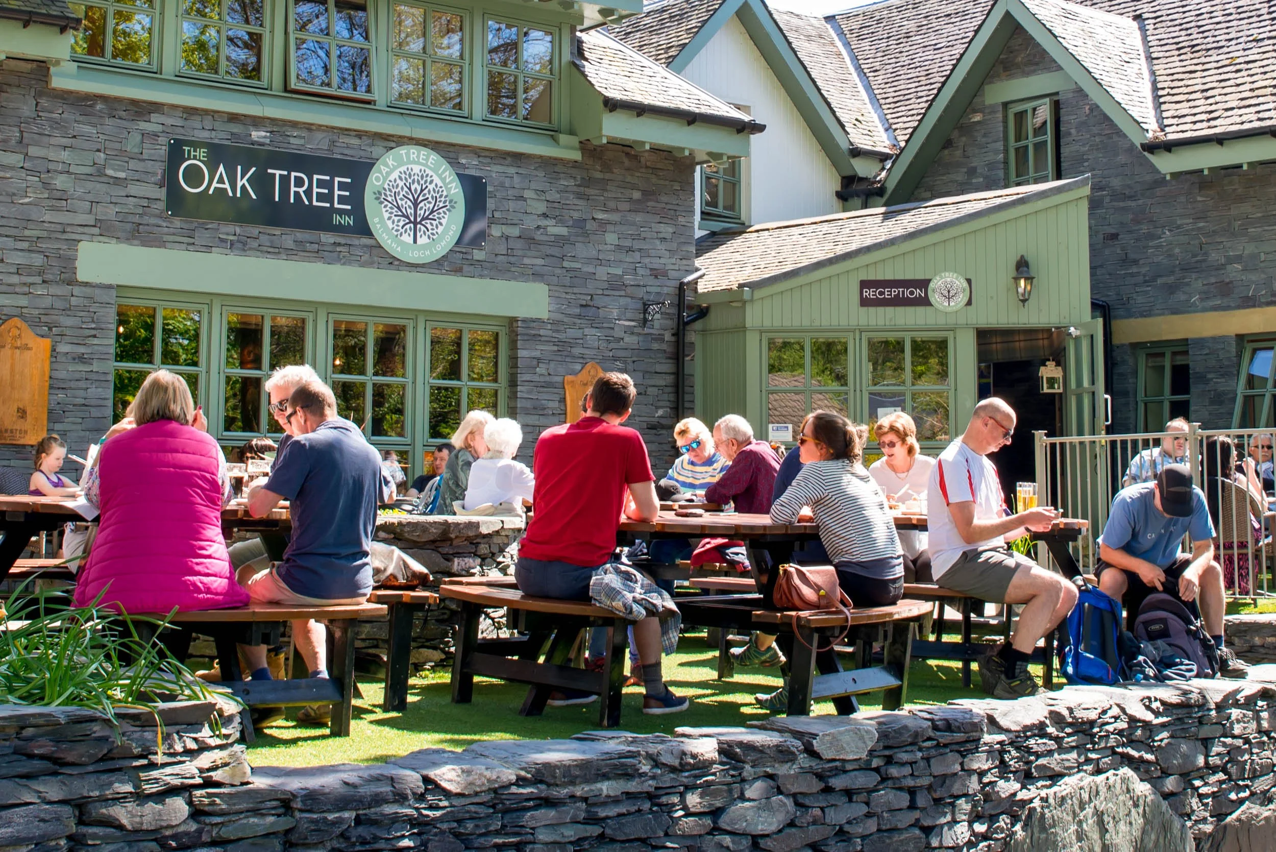 The Oak Tree Inn : Balmaha, Loch Lomond on the West Highland Way