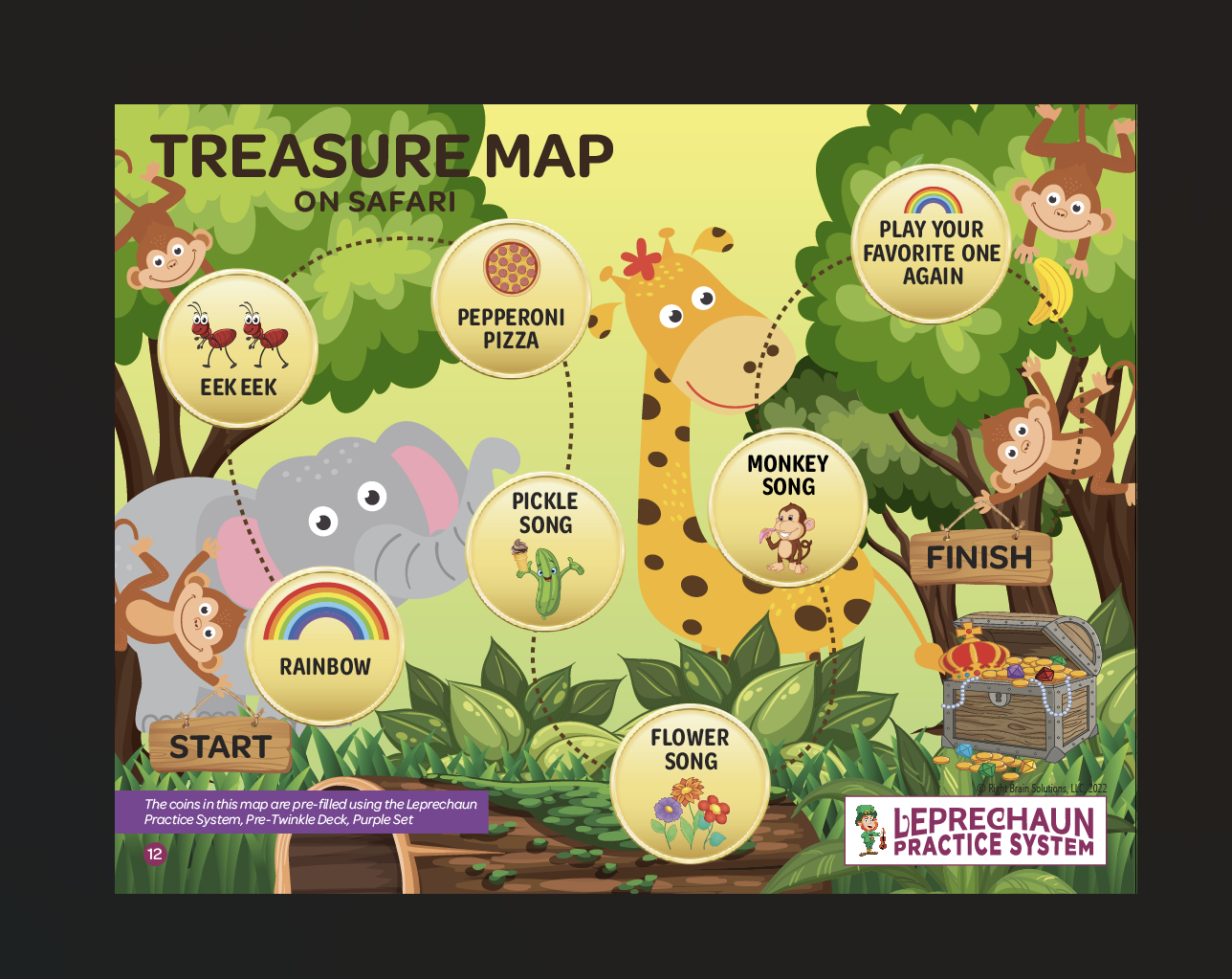 Treasure Map Music Practice PDF — Edward's Violin Studio