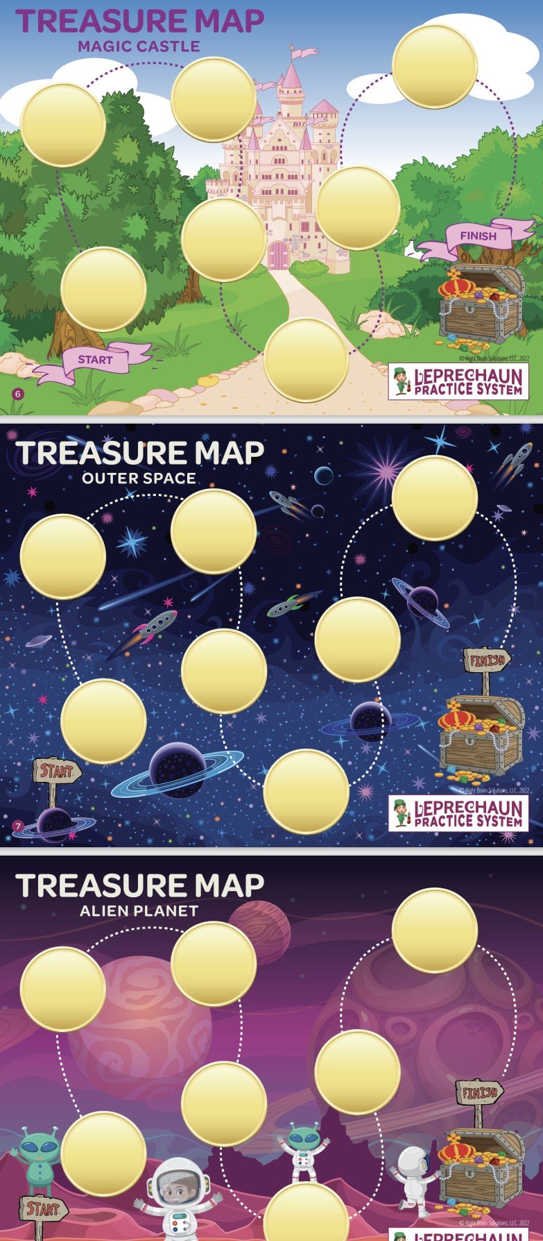 Treasure Map Music Practice PDF — Edward's Violin Studio