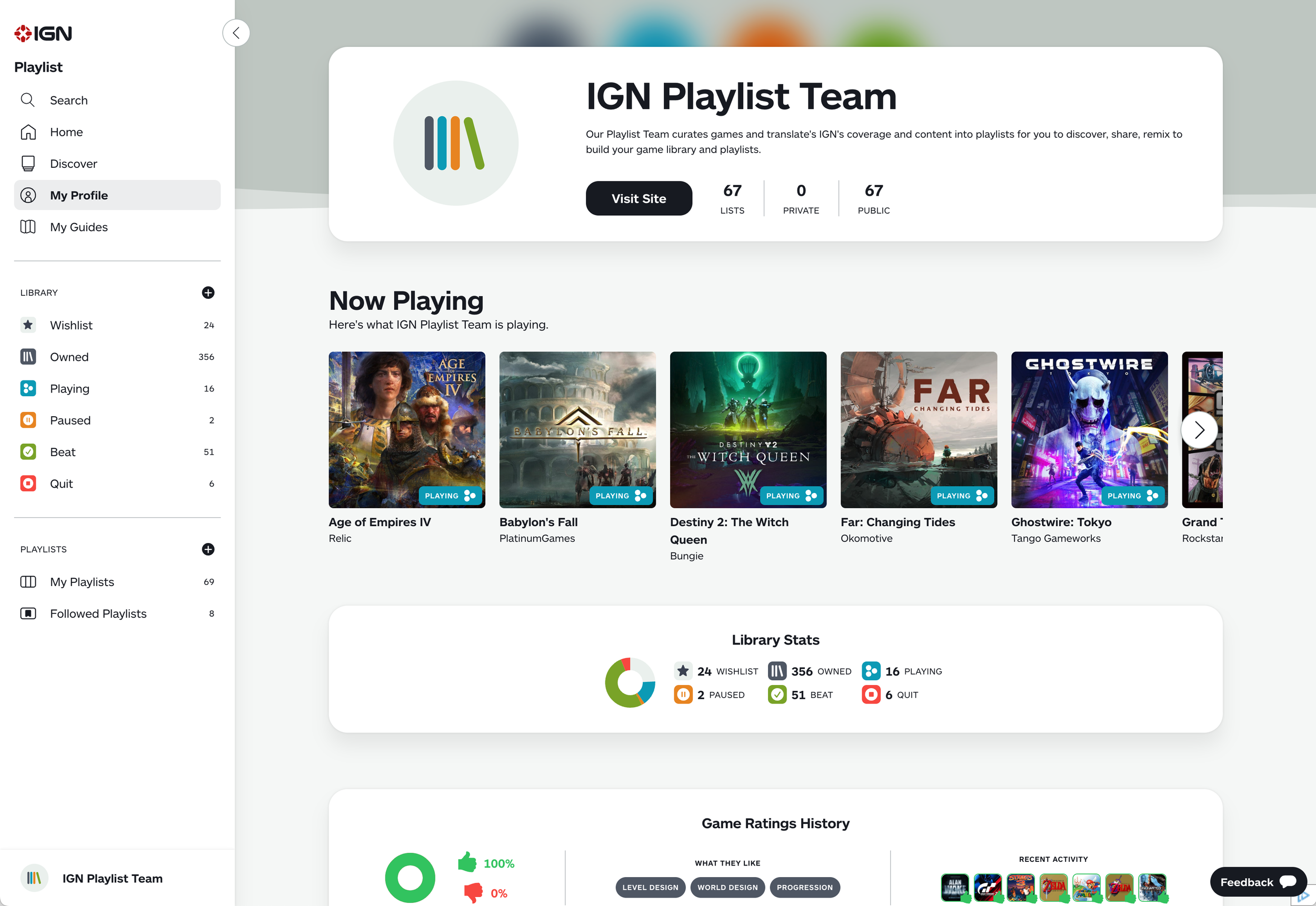 Playlist Update Blog — IGN Playlist