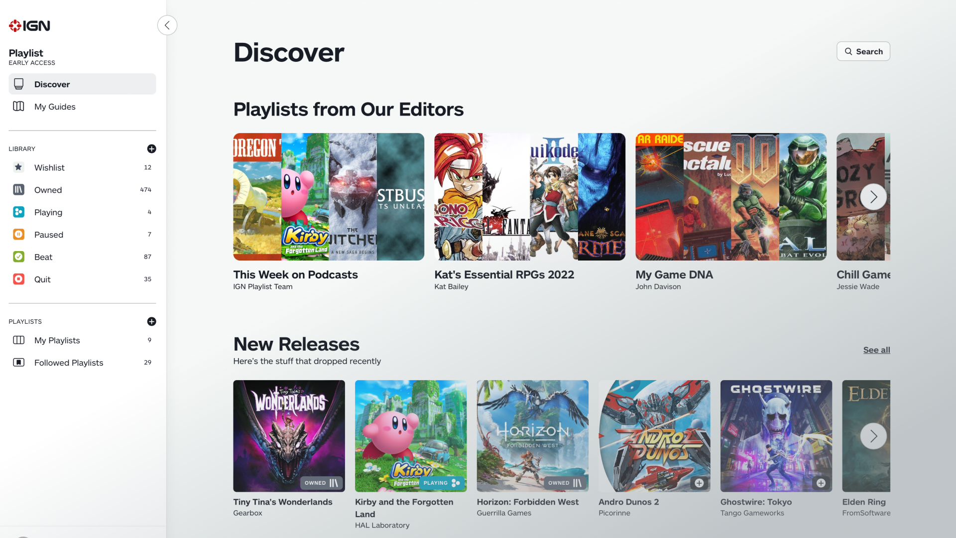 Ign Playlist Tour The Product Ign Playlist