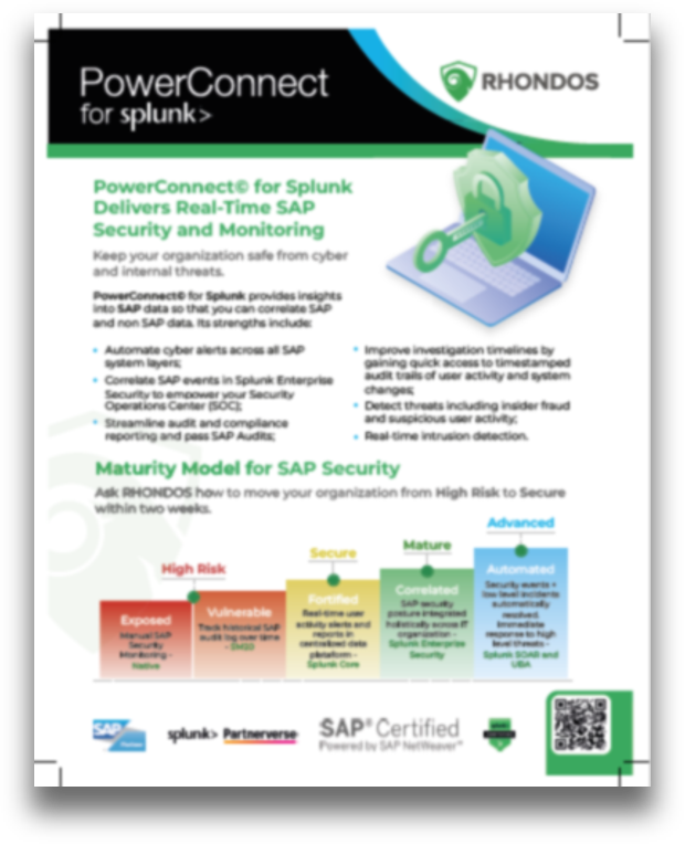 SAP Monitoring in Real-Time with Splunk — RHONDOS > SAP monitoring experts