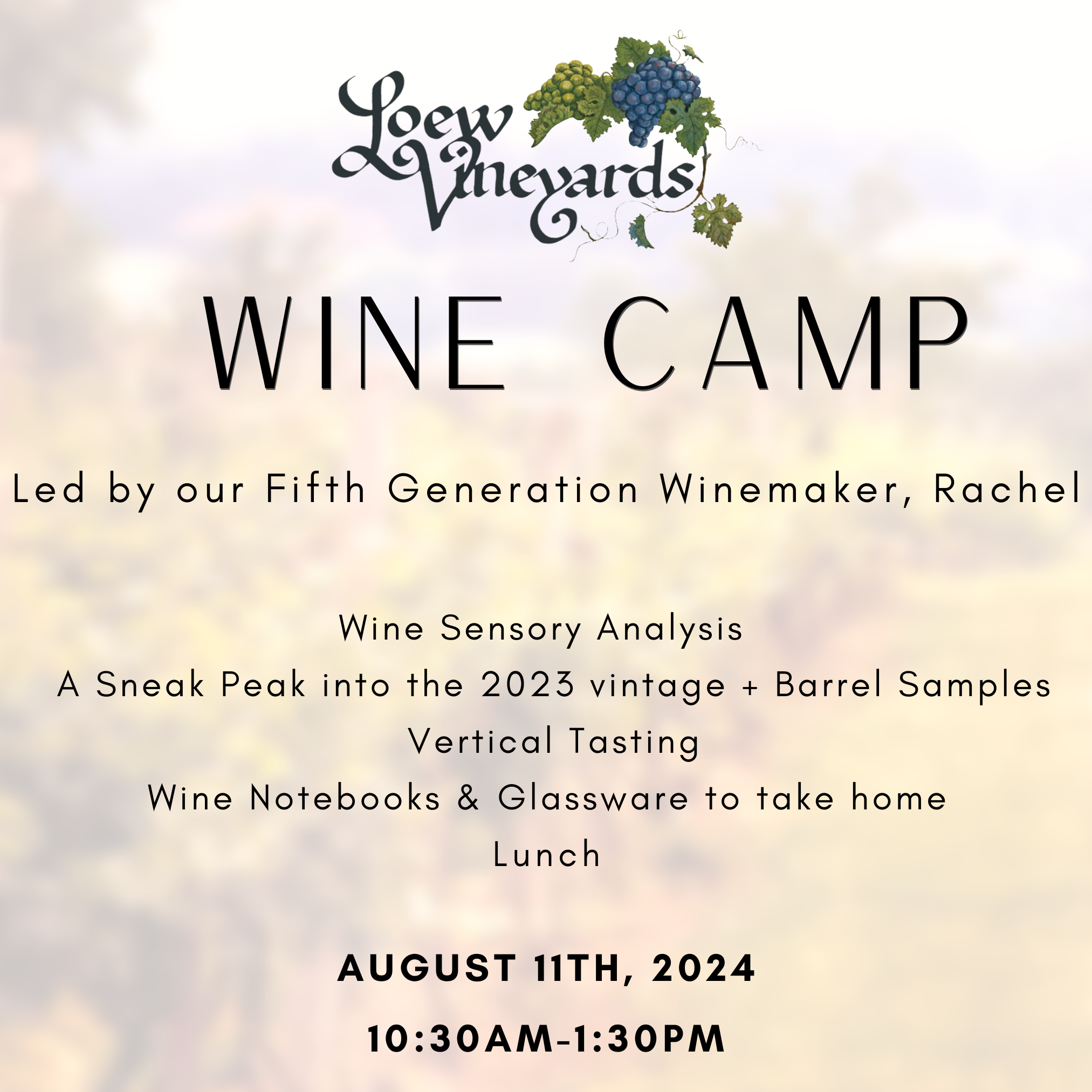 Wine Camp at Loew Vineyards — Home