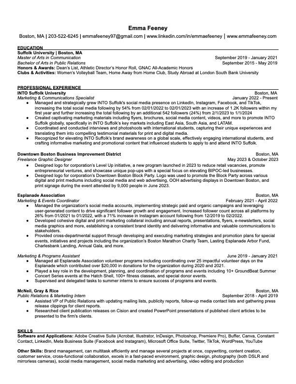 About — Emma Feeney