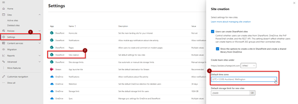Setting the time zone for all SharePoint sites in your tenant — Laura ...