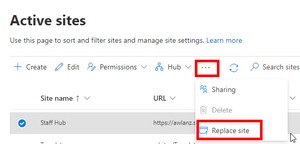 Replace the root site in SharePoint Online — Laura Anderton