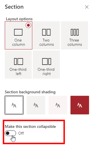 Collapsible sections in SharePoint are finally here! — Laura Anderton
