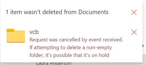 Retention policies in SharePoint — Laura Anderton