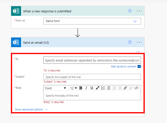 Basic workflows – sending an email when a form is submitted — Laura ...