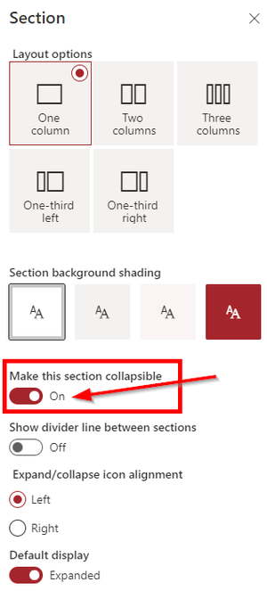 Collapsible sections in SharePoint are finally here! — Laura Anderton