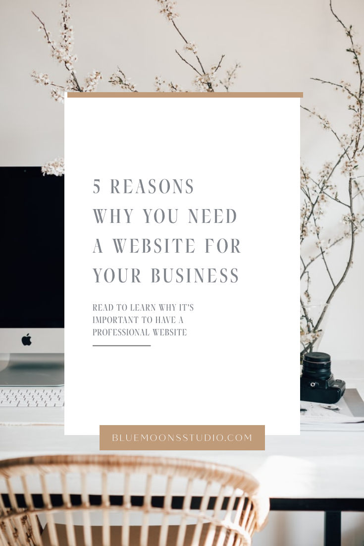5 Reasons Why You Need A Website — BLUE MOONS STUDIO