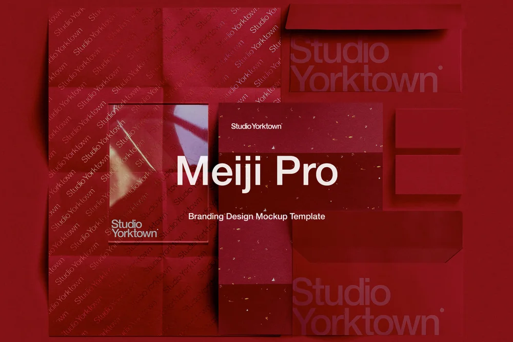 Meiji Pro Branding Design Mockup Template — Studio Yorktown