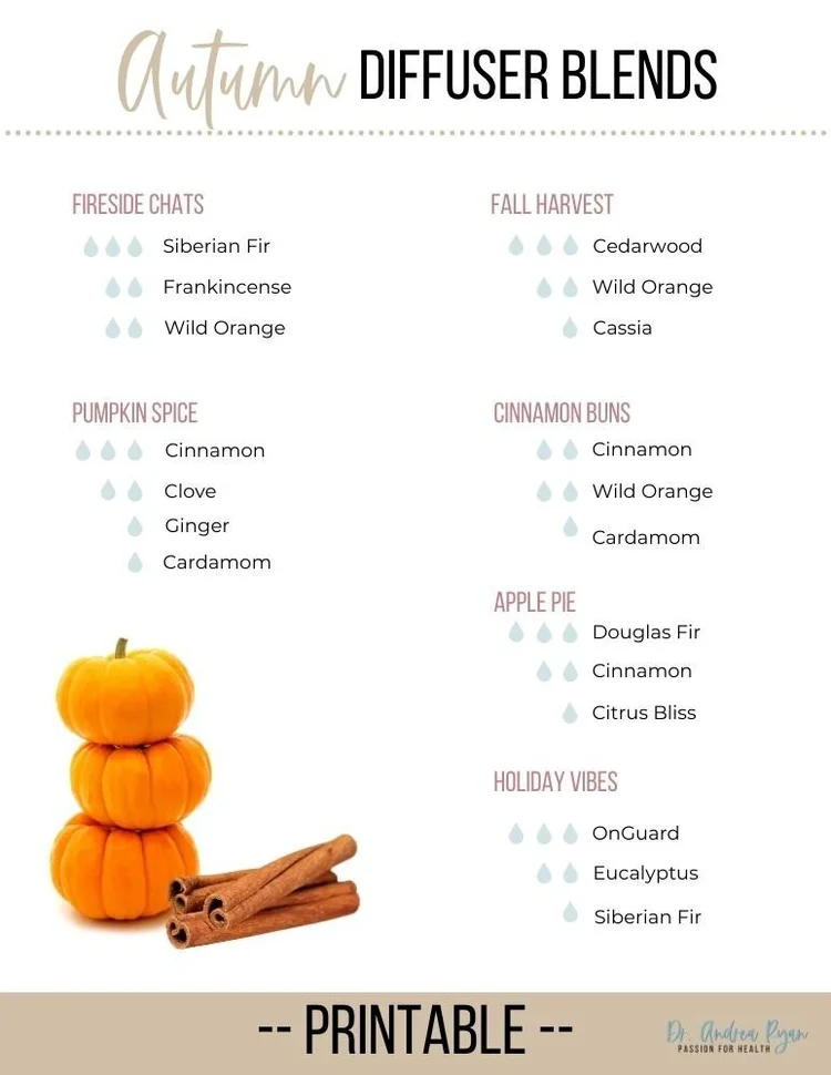 Autumn Diffuser Blends — Dr. Andrea Ryan