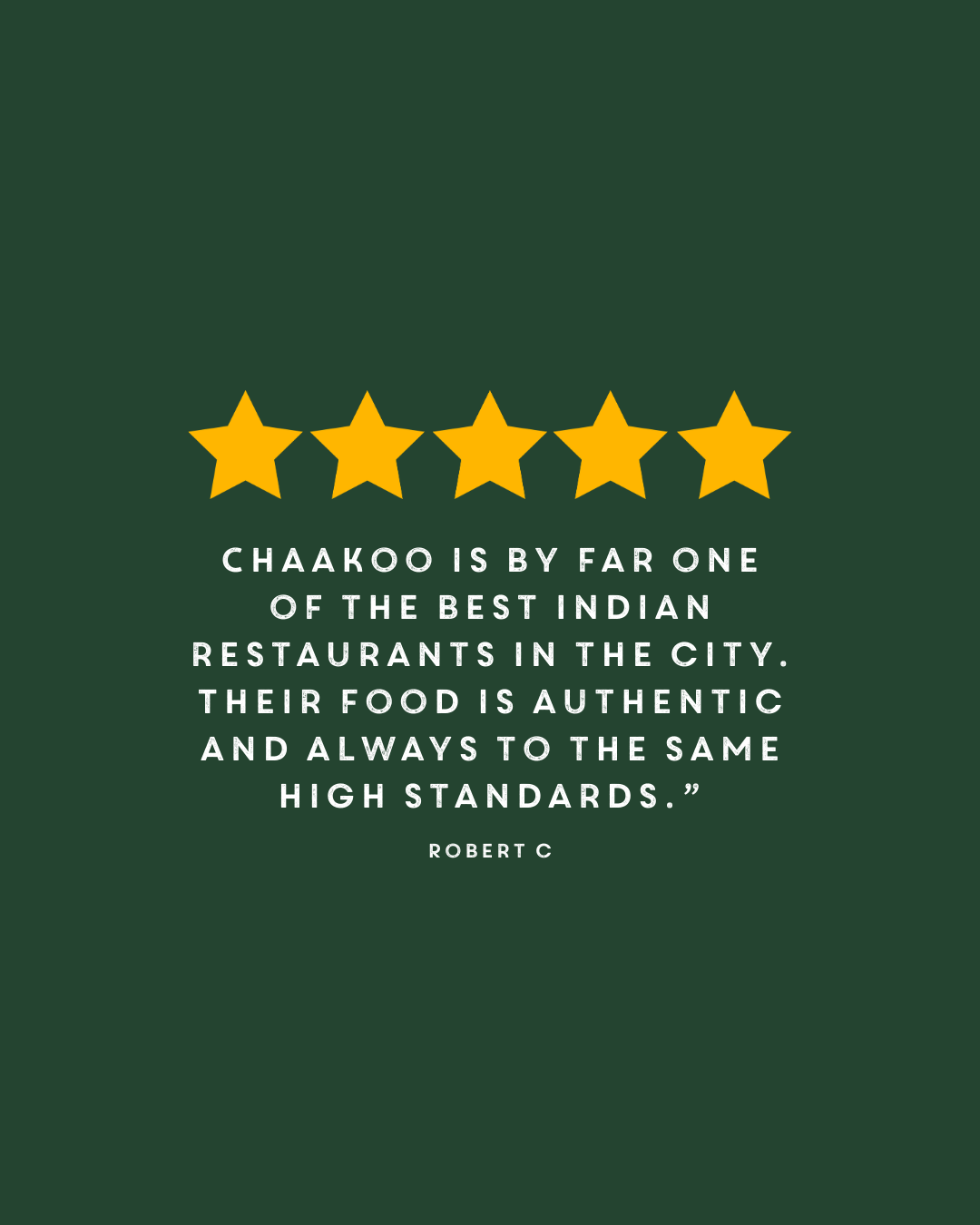 Chaakoo - Award winning Indian food