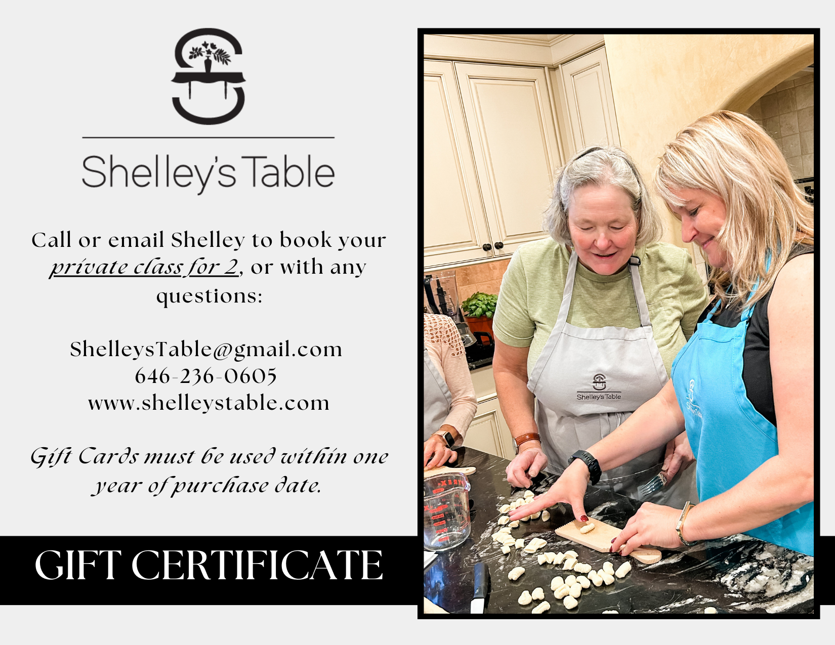 Gift Cards — Shelley's Table