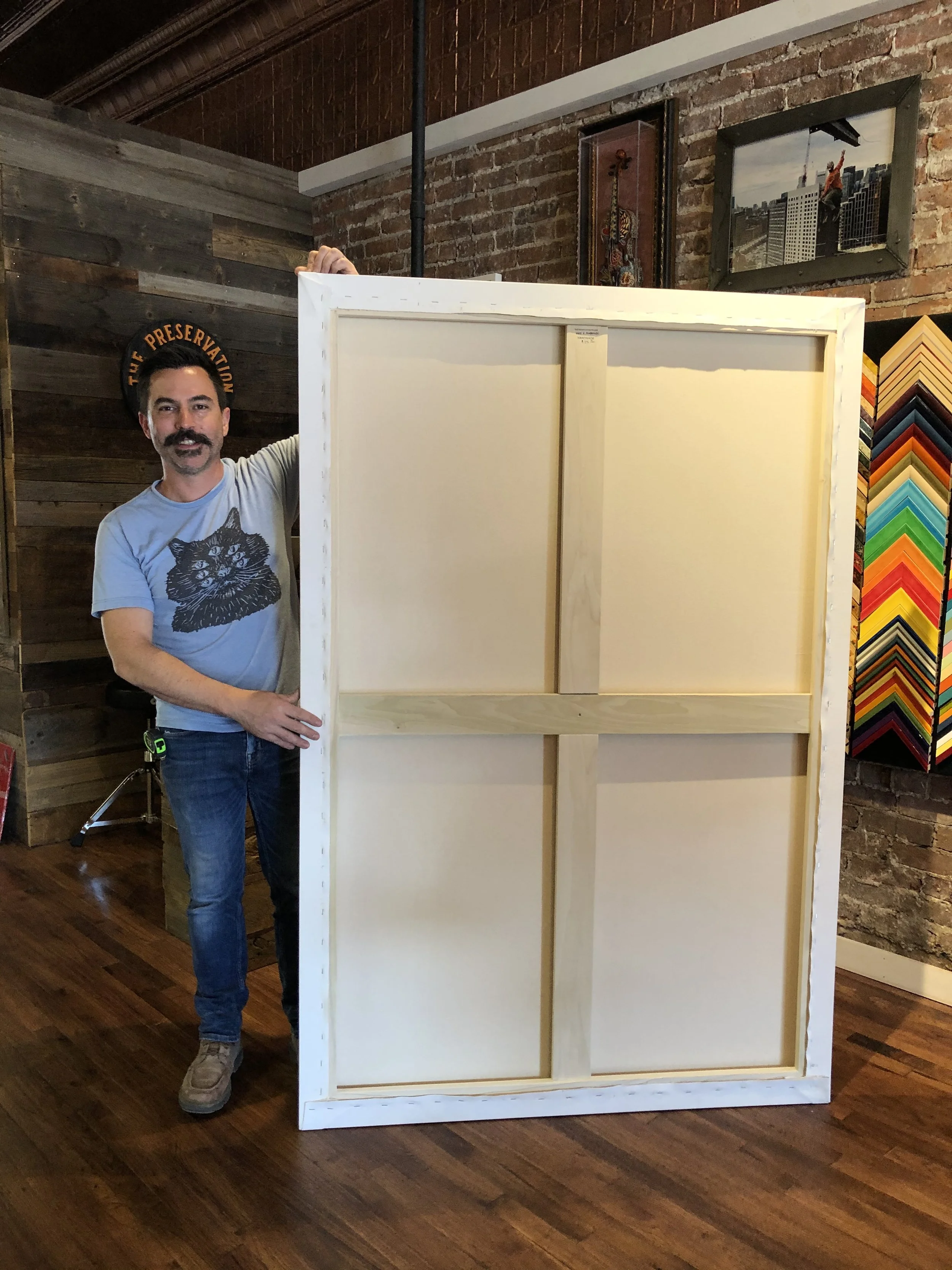 Canvas Stretch — Preservation Framer
