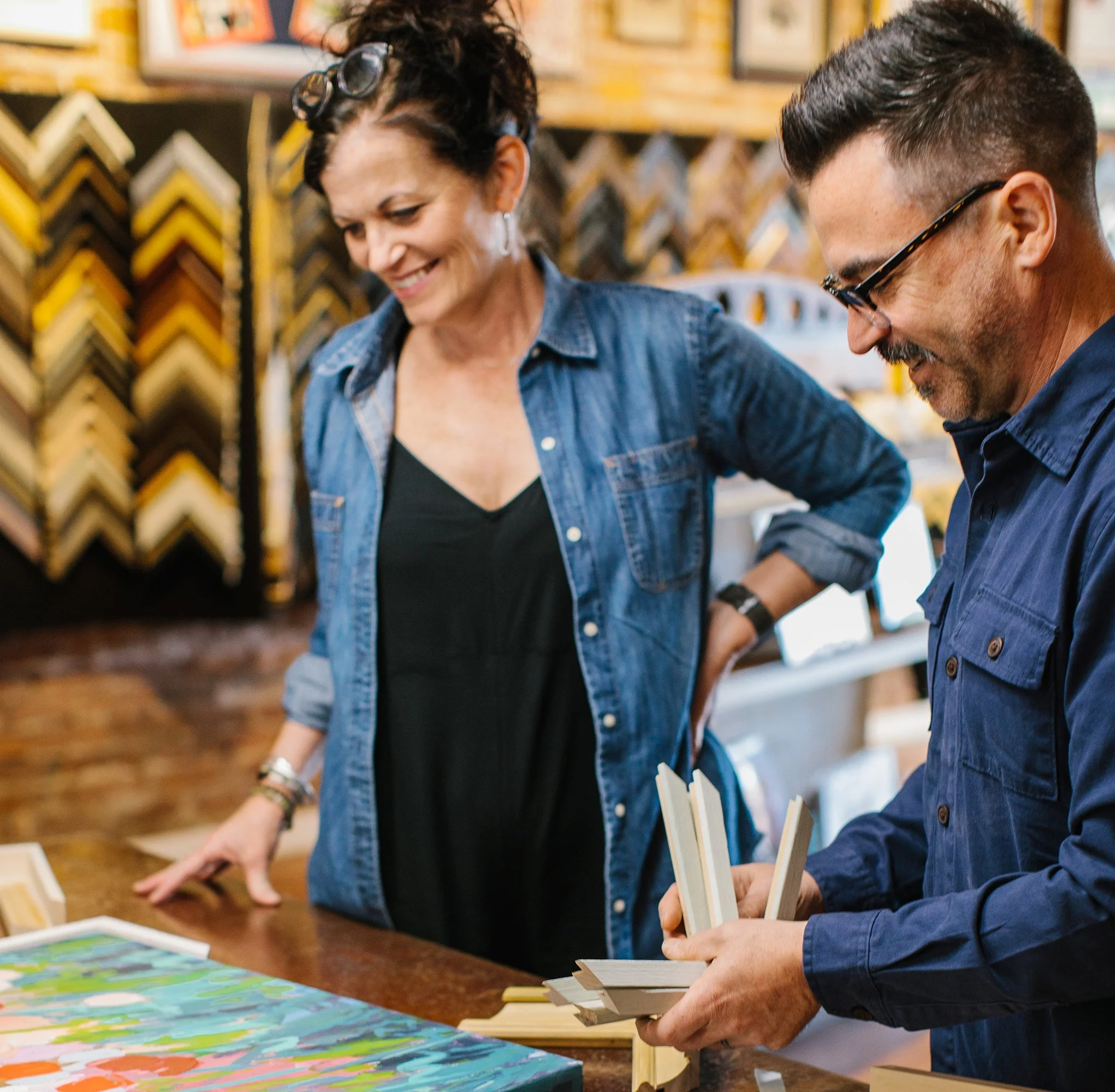 Working with Artist Mary Ellen Cusack — Preservation Framer