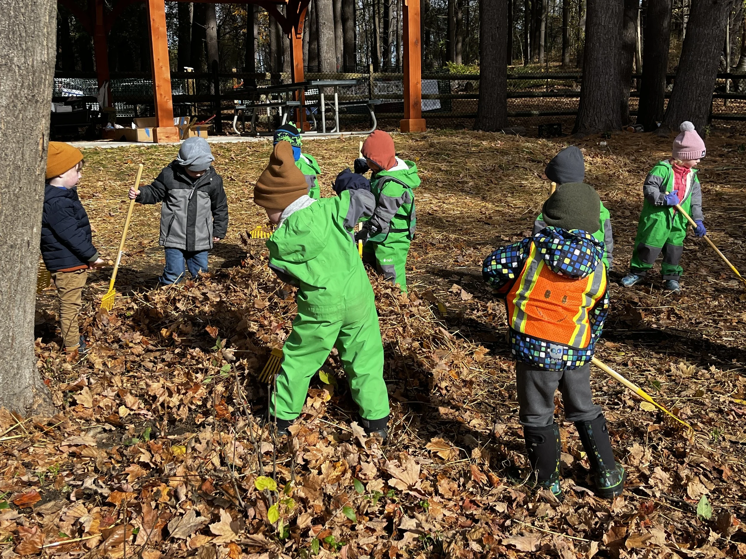 OUTDOOR CLASSROOM CONSTRUCTED — JohnsonNatureCenter