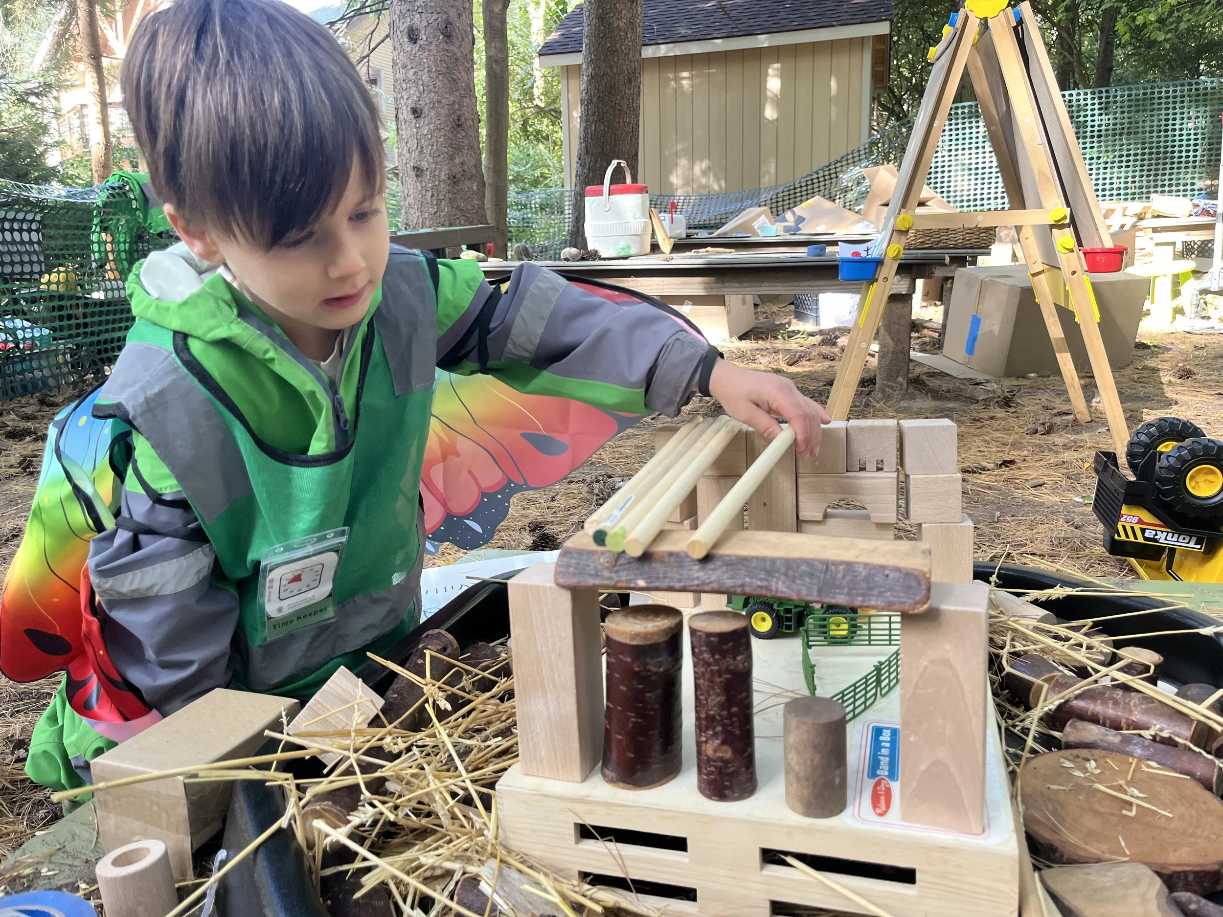 OUTDOOR CLASSROOM CONSTRUCTED — JohnsonNatureCenter