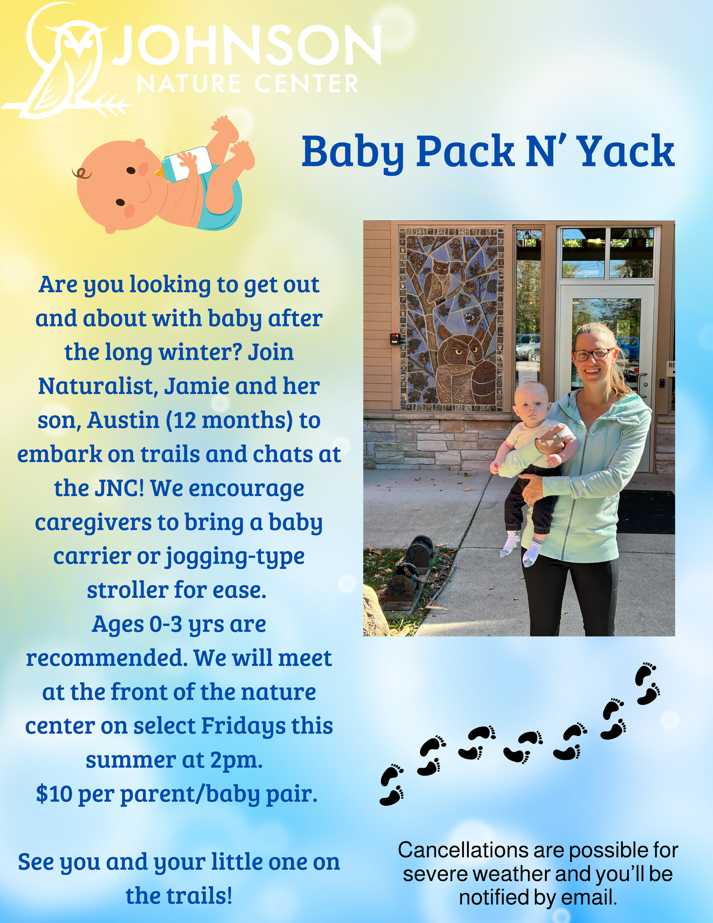 Baby Pack n Yack — JohnsonNatureCenter