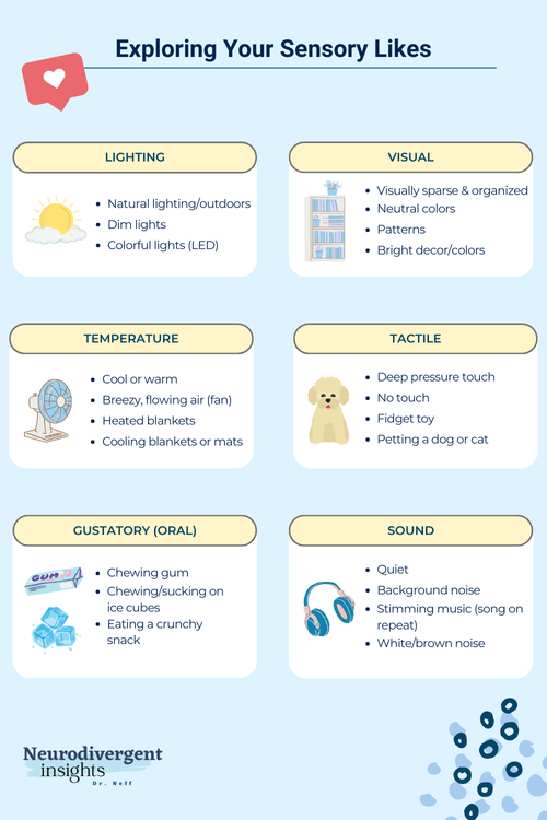 Discover Your Sensory Preferences | Complete Adult Sensory Checklist