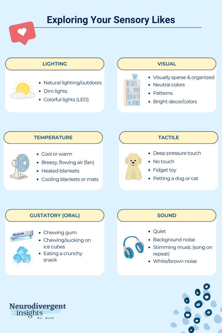 Discover Your Sensory Preferences | Complete Adult Sensory Checklist