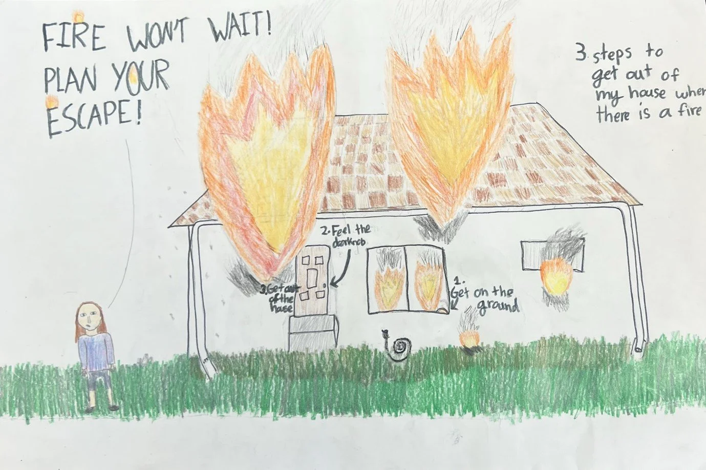 Fire Safety Poster For Kids