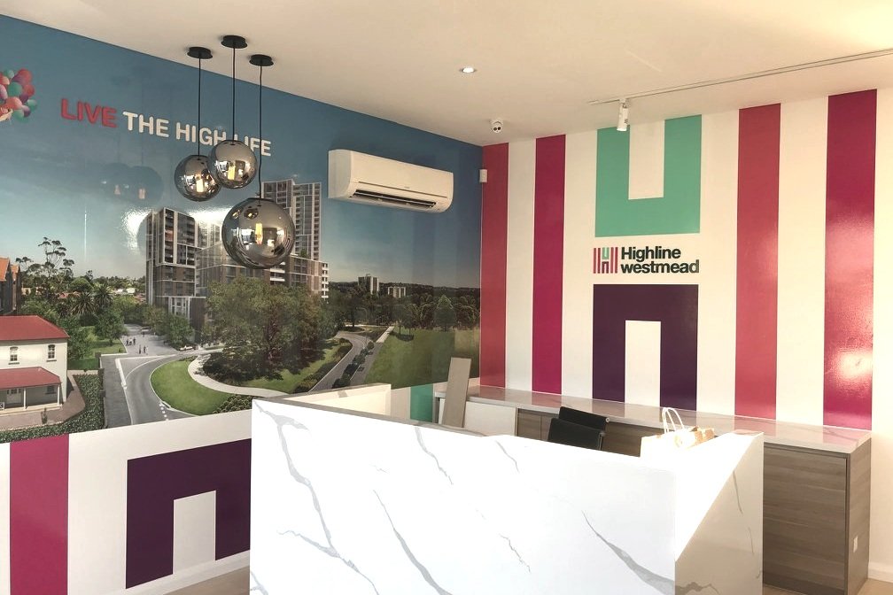 Sales, display suite, & bespoke graphics — Scaffad