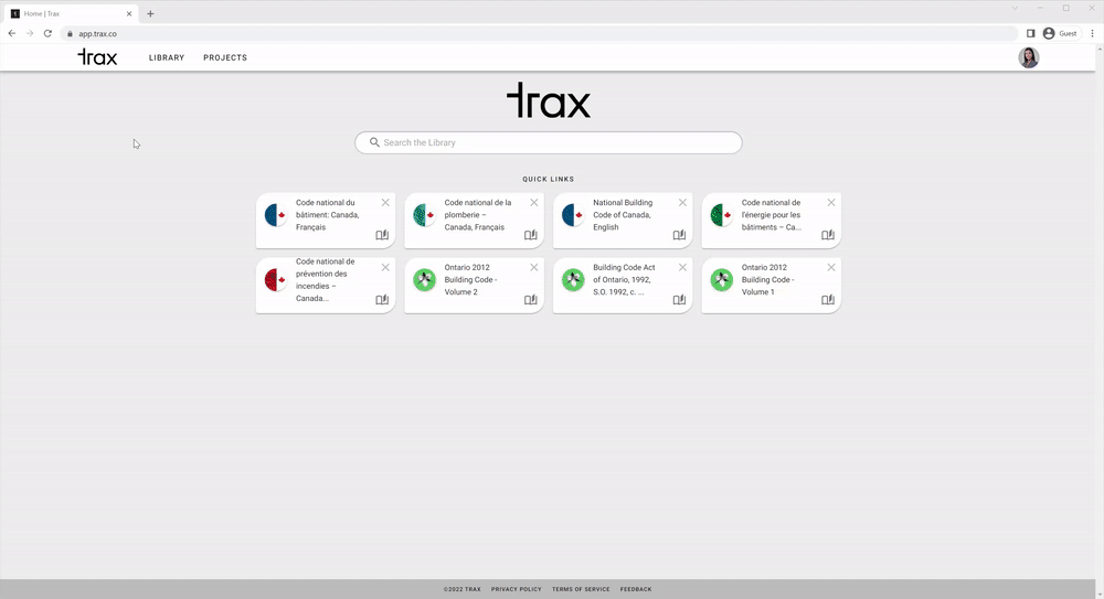 Features — Trax Codes