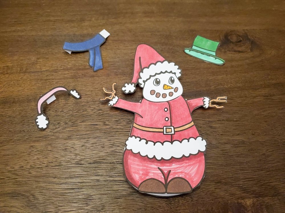 Paper Doll Print & Color - Holiday Collection — Alaina Perry
