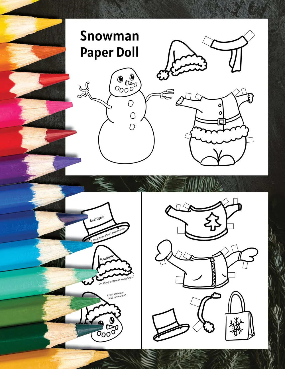 Paper Doll Print & Color - Holiday Collection — Alaina Perry
