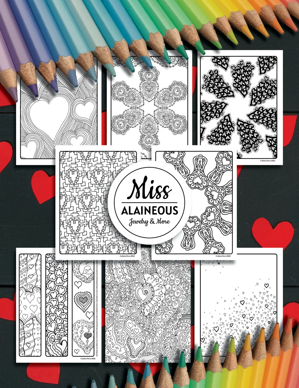 Festive Winter Printable Coloring Pages — Alaina Perry