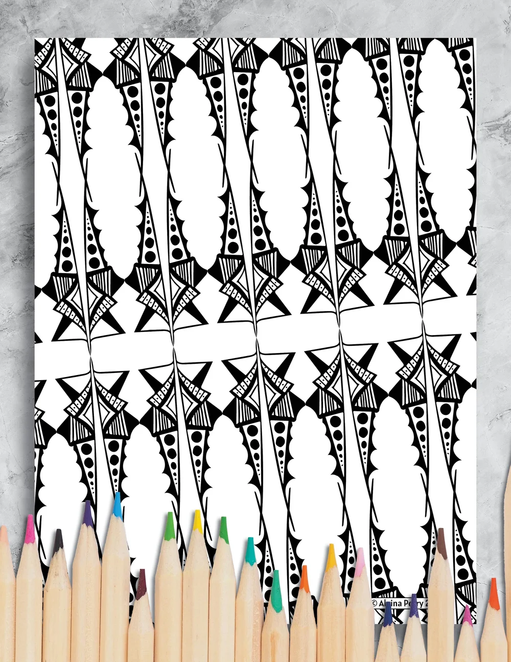 Festive Winter Printable Coloring Pages — Alaina Perry