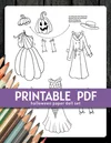 Paper Doll Print & Color - Holiday Collection — Alaina Perry
