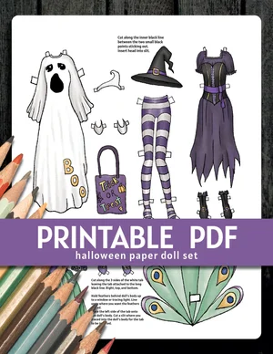 Paper Doll Print & Color - Holiday Collection — Alaina Perry