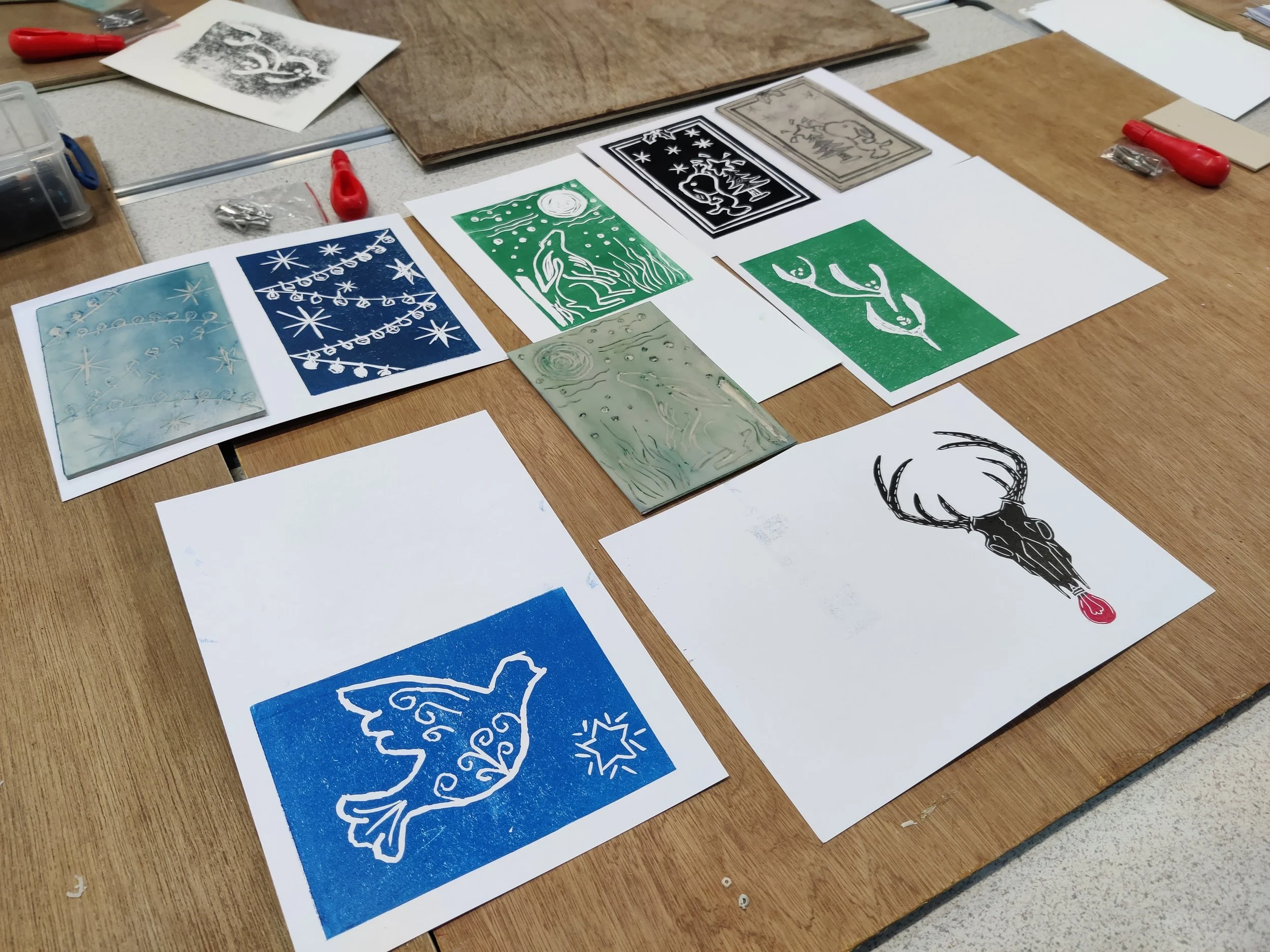 Lino Cut - 3 Week Course — Hopewell Studios