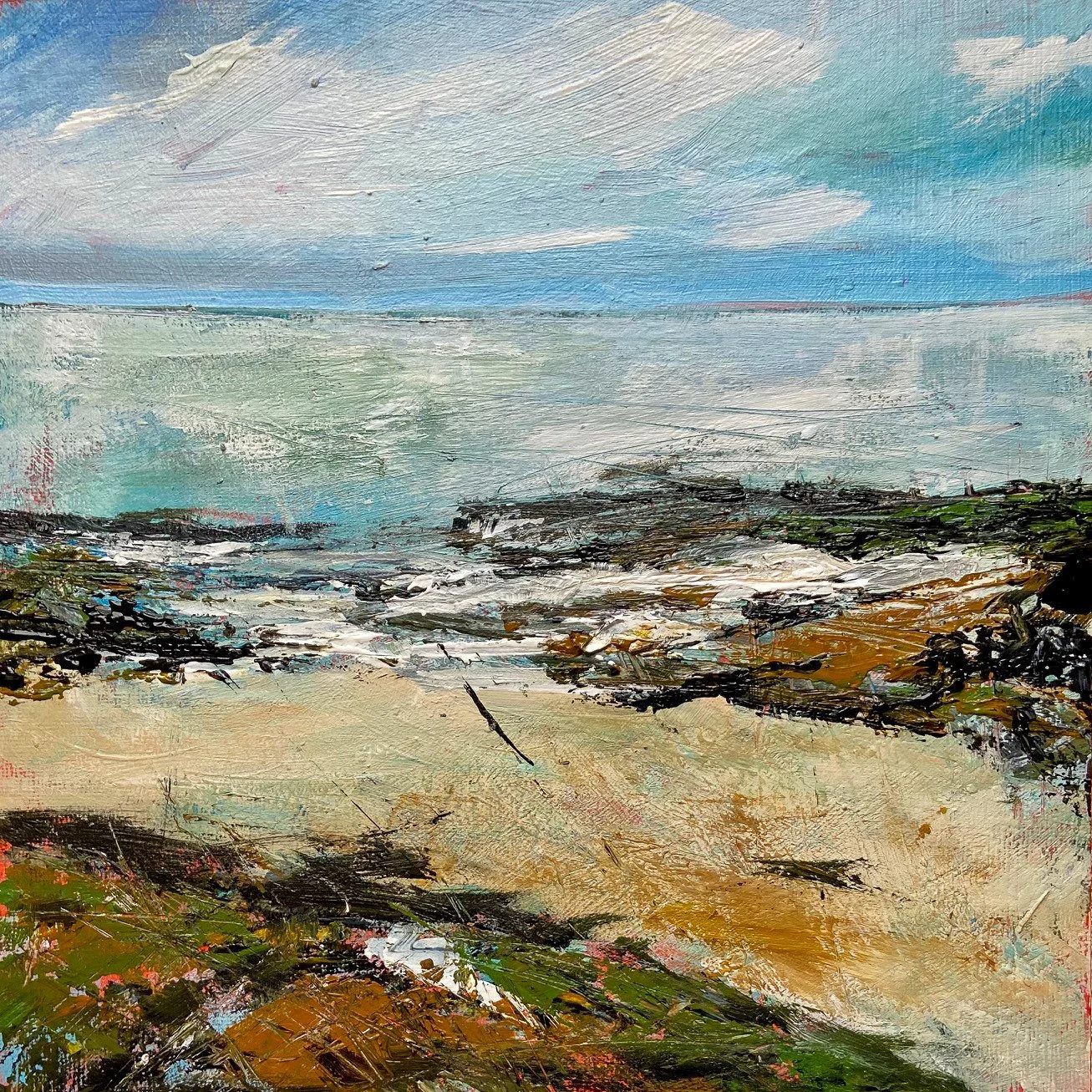 Abstract Land or Seascape Painting — Hopewell Studios