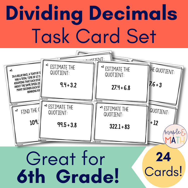 Ways to Use Task Cards in Your Classroom — Maple and Math