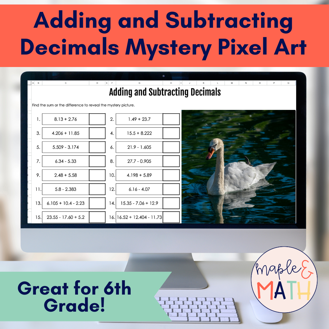10 Ways to use Digital Mystery Pixel Art in your Middle School Math ...