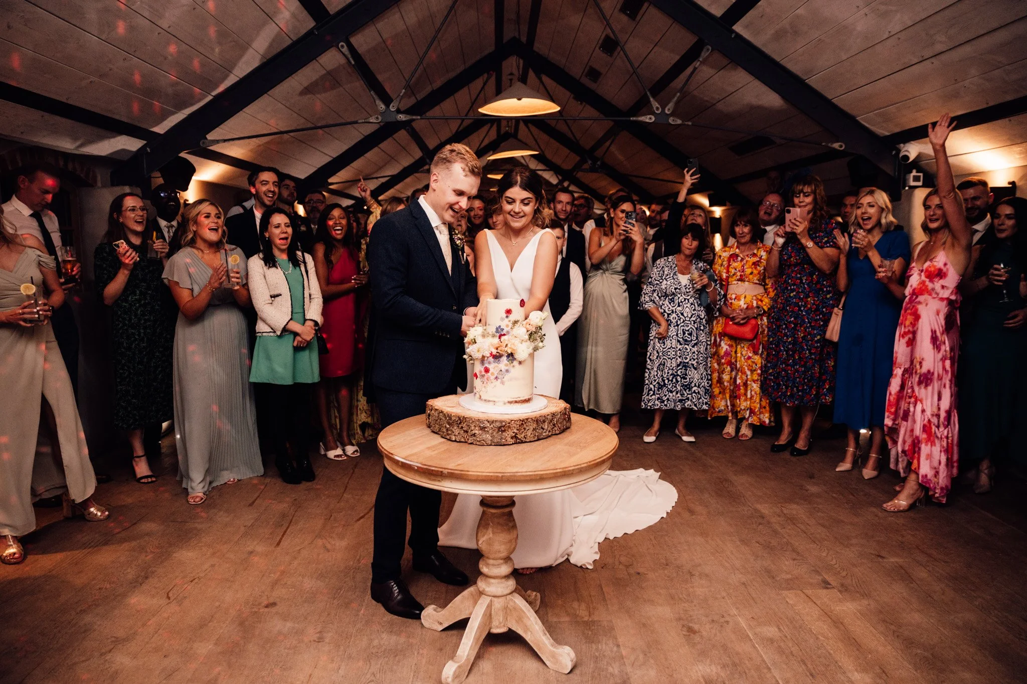 Autumn Wedding at Grangefields | Relaxed Barn Wedding in Derbyshire ...