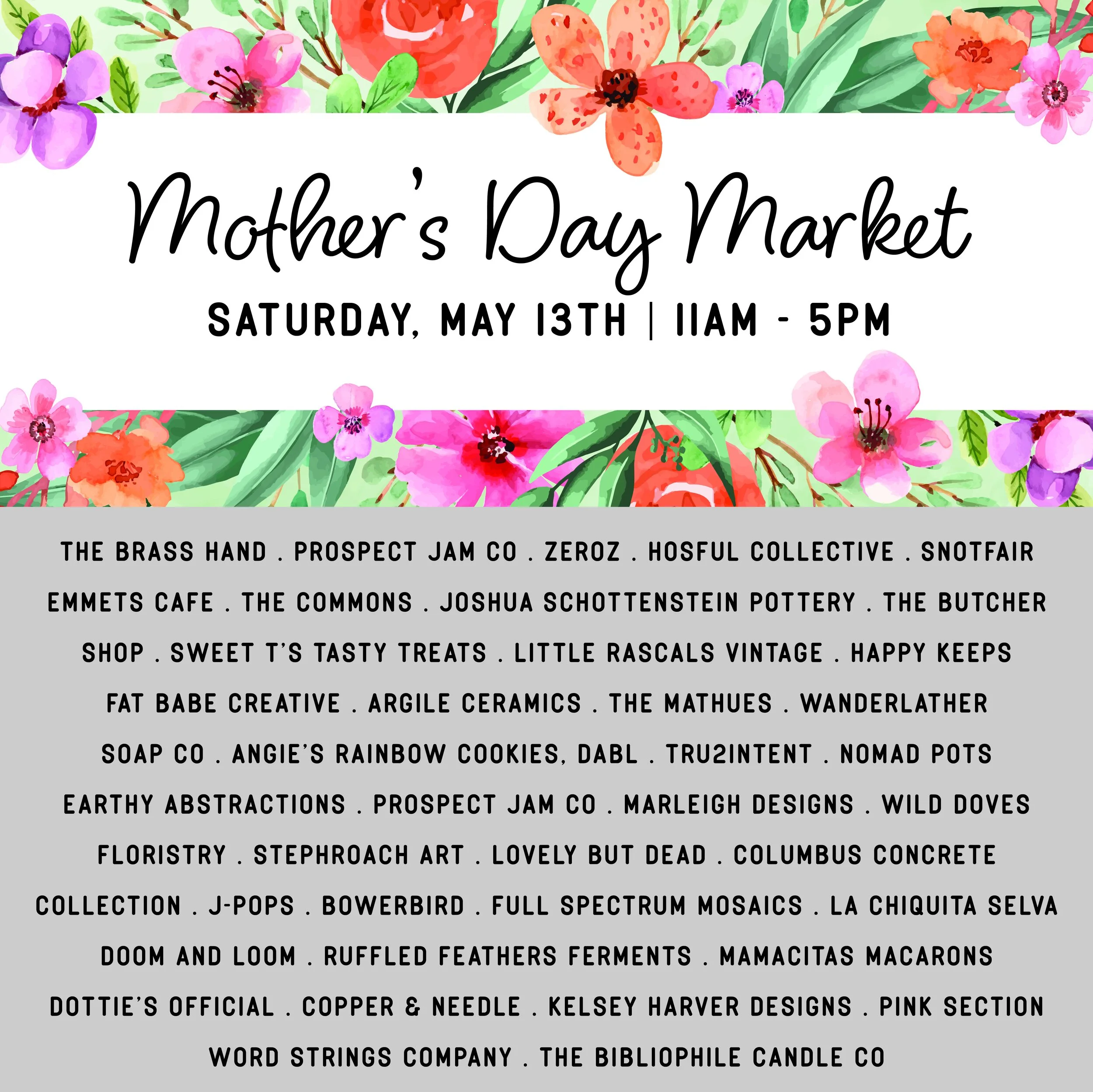 Mother's Day Market — Understory