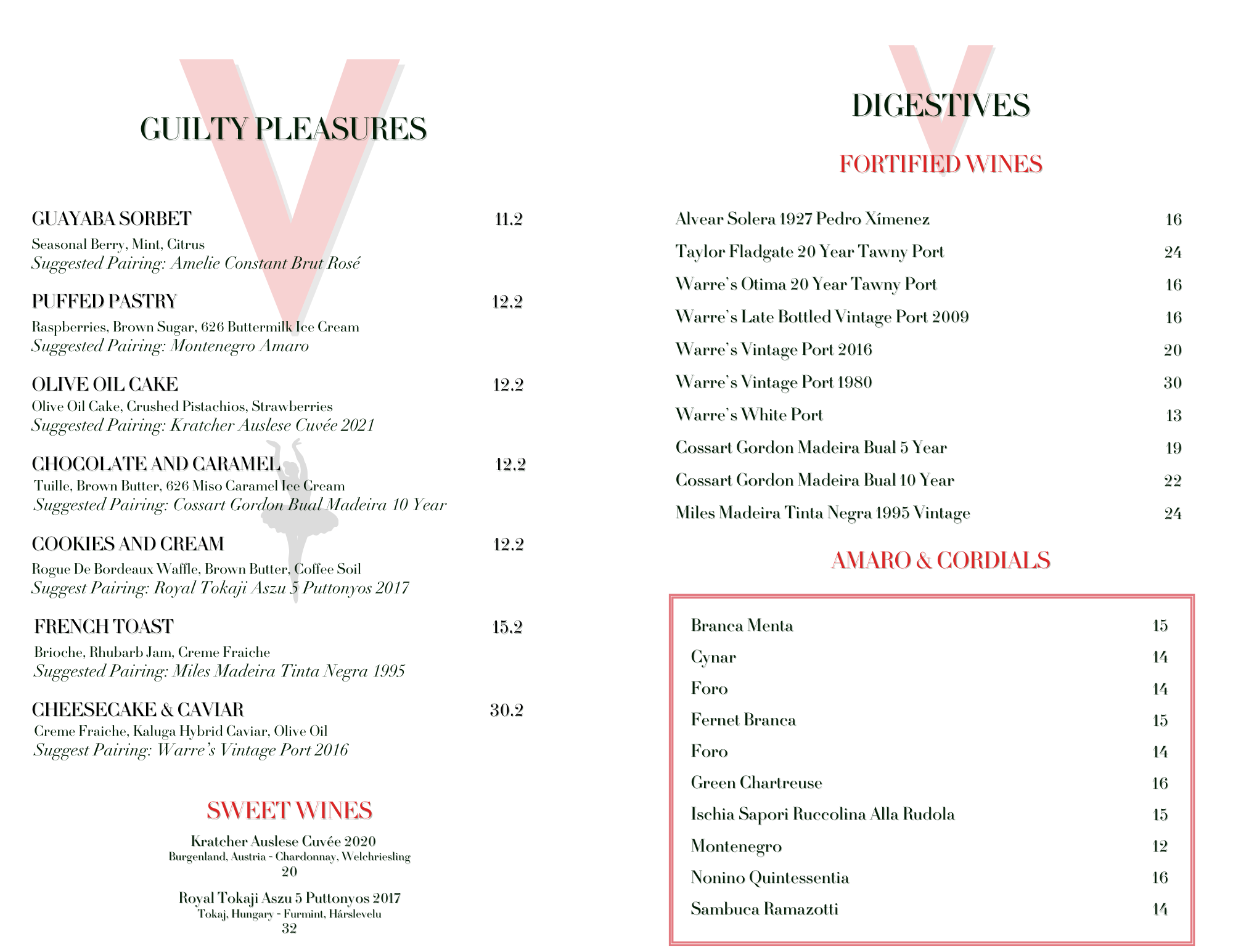 VERSE LA Cuisine | Food Menu — VERSE