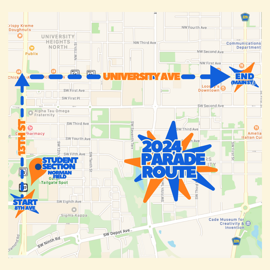 About 1 — UF Homecoming & Gator Growl