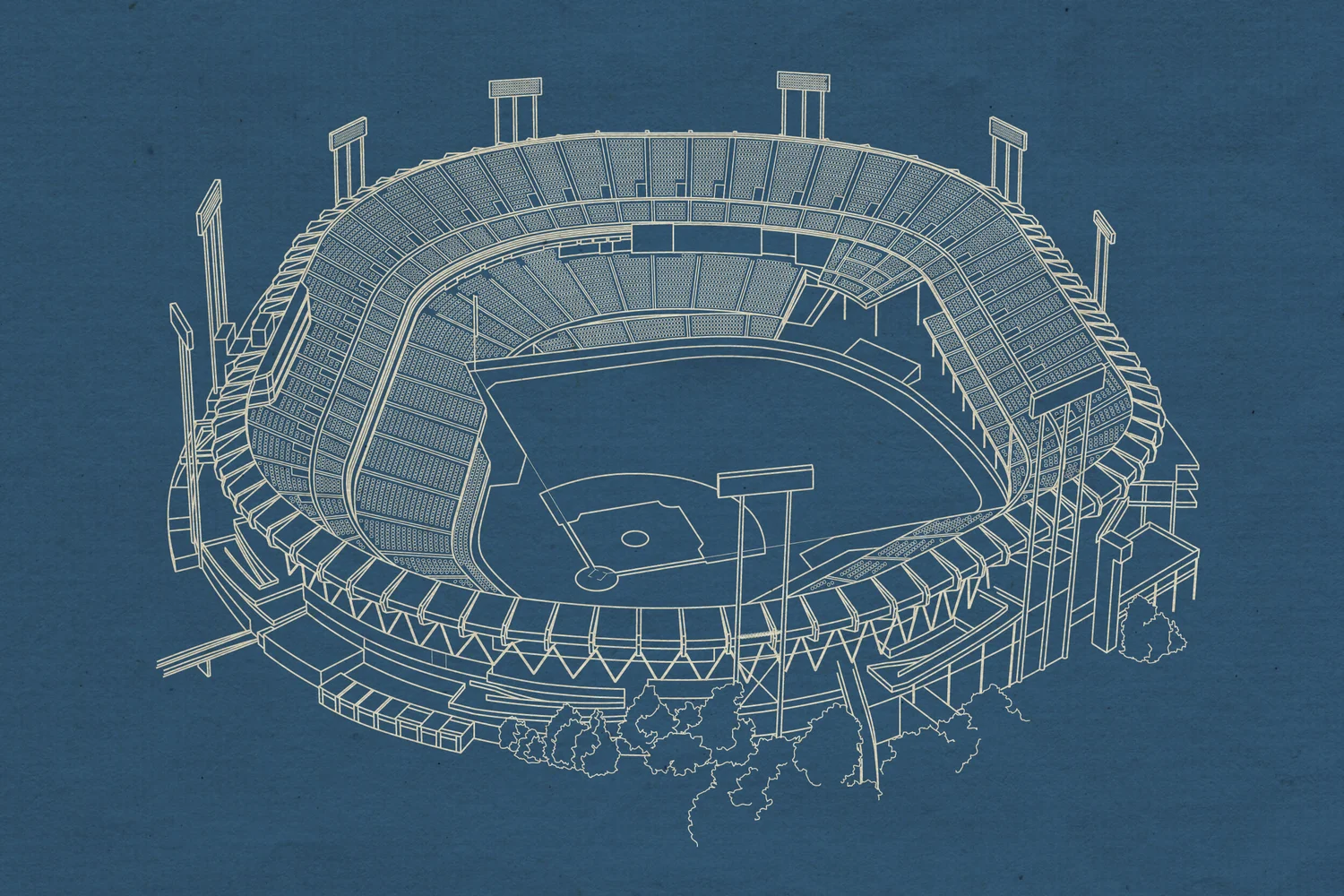 Stadium Blueprints — The Visual Work of Brandon Steele