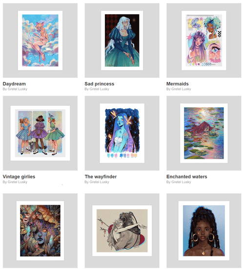 Shop — Art of Gretel Lusky